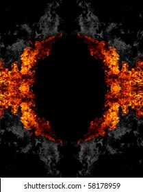 Fire Hole Background Stock Illustration 58178959 | Shutterstock