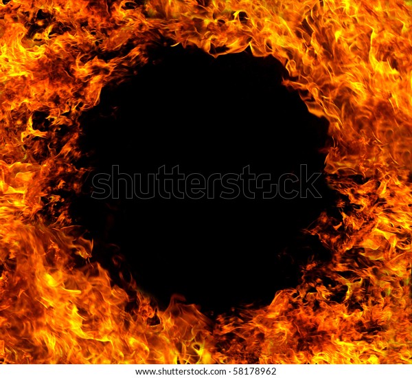 Fire Hole Background Stock Illustration 58178962 | Shutterstock