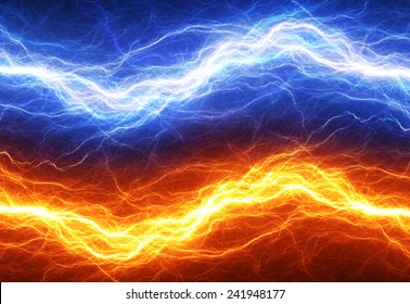 Fire Ice Abstract Lightning Background 스톡 일러스트 247507894 | Shutterstock