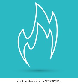 Fire Icon Stock Illustration 320092865 | Shutterstock