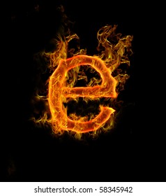 299 Fiery font letter e Images, Stock Photos & Vectors | Shutterstock