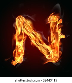 232 Fiery letter n font Images, Stock Photos & Vectors | Shutterstock