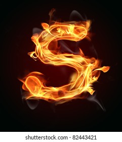 333 Fiery letter s font Images, Stock Photos & Vectors | Shutterstock