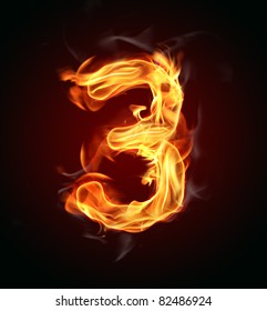 Flaming Numbers Images, Stock Photos & Vectors | Shutterstock