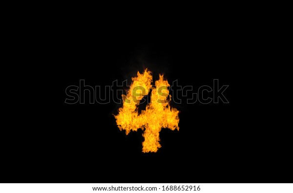 Fire Number 4 Logo Hell Stock Illustration 1688652916 | Shutterstock