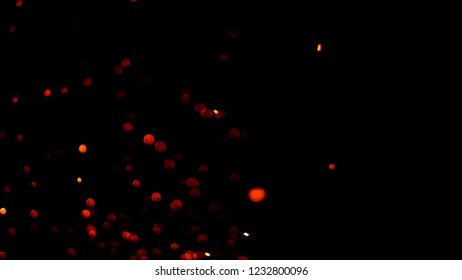 Fire Particles Image Stock Illustration 1232800096 | Shutterstock