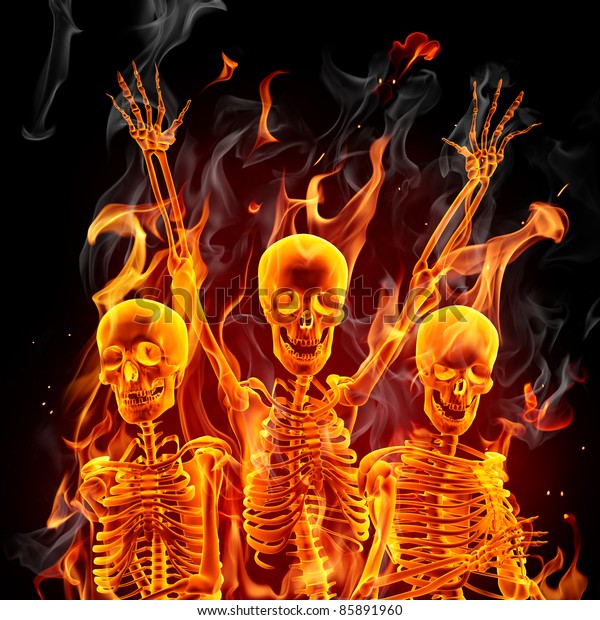 Esqueletos de fuego