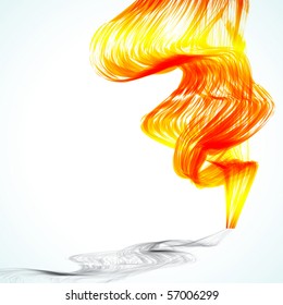 Fire Smoke Stock Illustration 57006299 | Shutterstock
