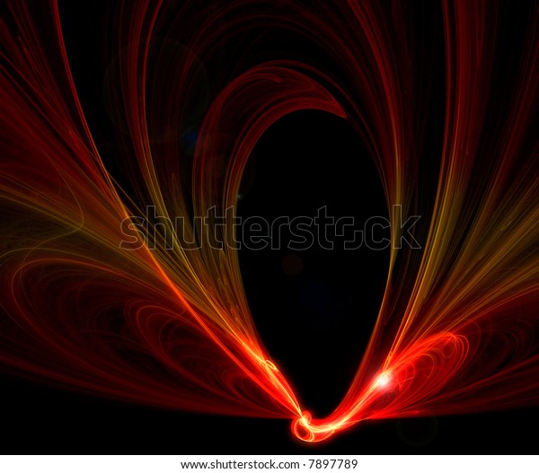 Fire Tails Abstract Stock Illustration 7897789 | Shutterstock