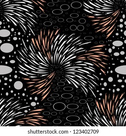 Firework Abstract Design Pattern Night: стоковая иллюстрация, 123402709 ...
