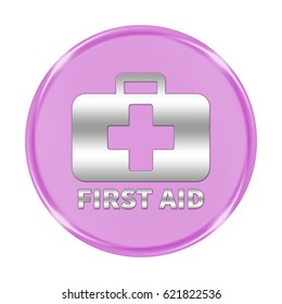 First Aid Button Isolated Stock Illustration 621822536 | Shutterstock