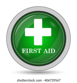 First Aid Button Vector Illustration Isolated: เวกเตอร์สต็อก (ปลอดค่า ...