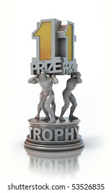 First Prize Trophy Stock Illustration 53526835 | Shutterstock