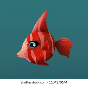 Fish Character Design Stock Illustration 1104170144 | Shutterstock