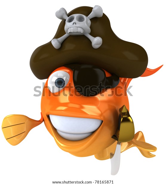Fish Pirate Stock Illustration 78165871 | Shutterstock