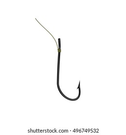 Fishing Hook Illustration Side View Regular 스톡 일러스트 496749532 ...
