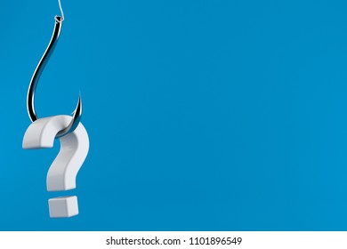 Fishing Hook Question Mark Isolated On Stock Illustration 1101896549 ...
