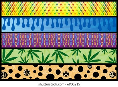 Five Retro Web Banners Stock Illustration 6905215 | Shutterstock