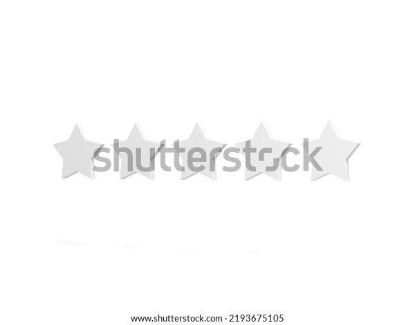 Five Star Rating Customer Feedback Five Stock Illustration 2193675105 ...