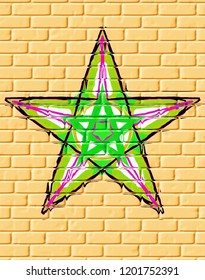 512 Star brick graffiti Images, Stock Photos & Vectors | Shutterstock