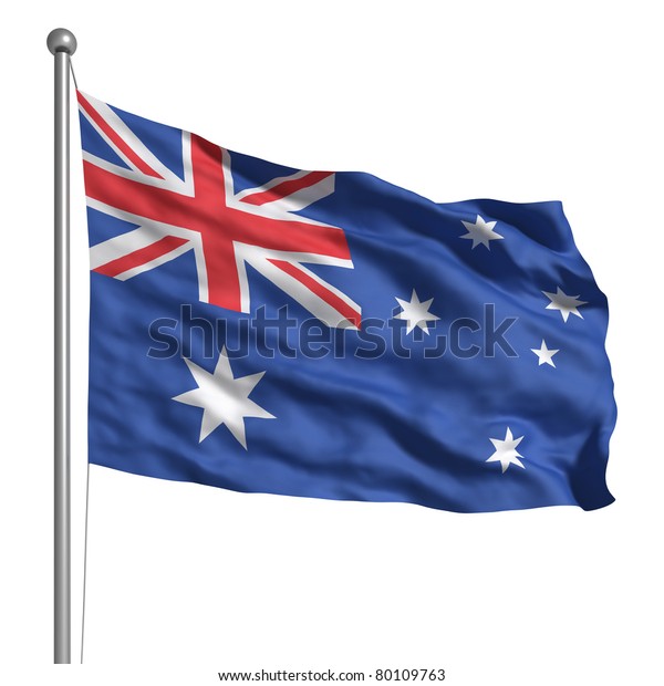 1,017 Australian Flag Pole Isolated Images, Stock Photos & Vectors ...