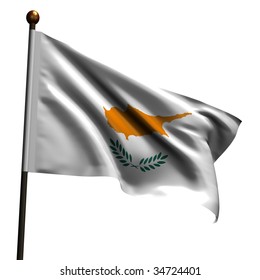 Cyprus Flag High Resolution 3d Render 스톡 일러스트 32051302 | Shutterstock