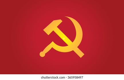Communism Symbol Sickle Hammer Sign Ussr Stock Illustration 1786576655