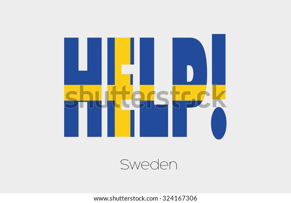Flag Illustration Inside Word Help Country Stock Illustration 324167306 ...