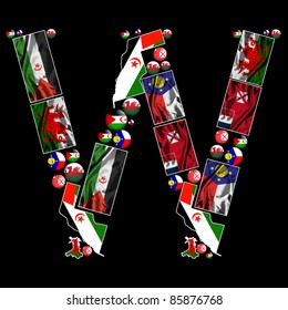 Flag Maps Flag Badges Fabric Flags Stock Illustration 85876768 ...