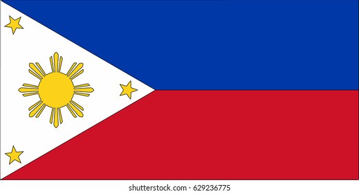 Philippines Flag Vector: เวกเตอร์สต็อก (ปลอดค่าลิขสิทธิ์) 576376093