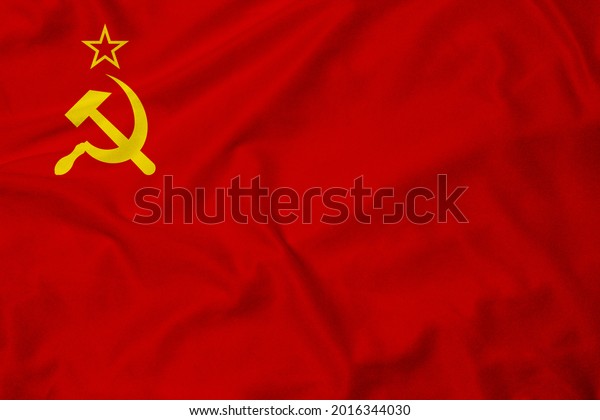 Flag Soviet Union Realistic 3d Rendering Stock Illustration 2016344030 ...