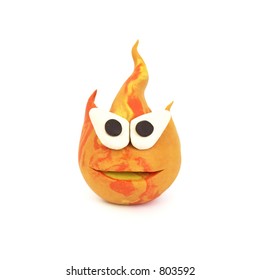 Flame Clay Modeling Stock Illustration 803592 | Shutterstock