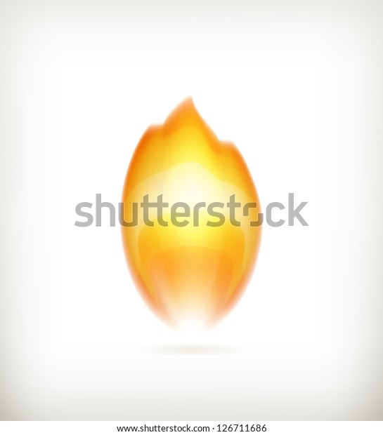 Flame Icon Bitmap Copy Stock Illustration 126711686 | Shutterstock
