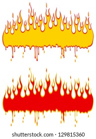 Flame Two Frame Fire Stock Illustration 129815360 | Shutterstock