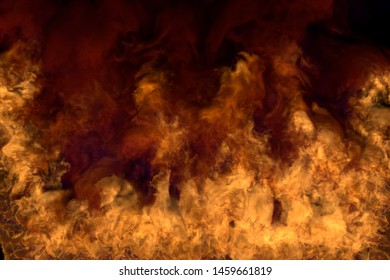 Flames Both Image Corners Bottom Fire Stock Illustration 1441616651 ...