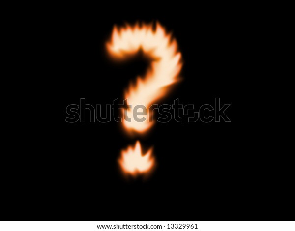 Flames Question Mark Illustration Stock Illustration 13329961 ...