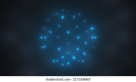 Flashing Lights Computer Generated 3d Render Stock Illustration ...
