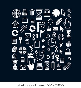 16,669 8 bit icon set Images, Stock Photos & Vectors | Shutterstock