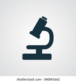 Flat Microscope Icon Stock Illustration 340041662 | Shutterstock