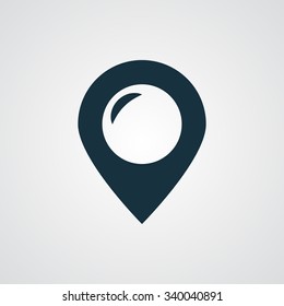 Flat Place Icon Stock Illustration 340040891 | Shutterstock