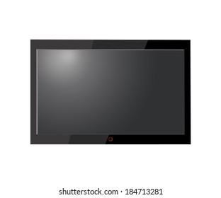Tv Screen Icon On Wall Vector: เวกเตอร์สต็อก (ปลอดค่าลิขสิทธิ์ ...