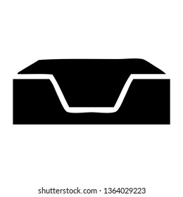 Cement Tray Vector Image Be Used Stock Vector (Royalty Free) 255999709 ...