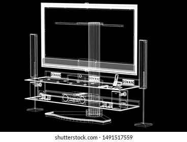 221 3d tv blueprint Images, Stock Photos & Vectors | Shutterstock