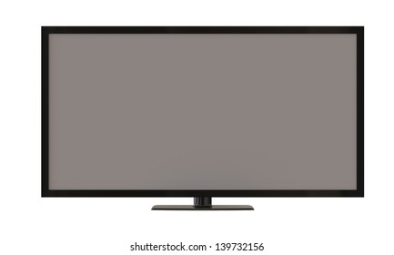 Isolated Flat Screen Tv Computer Monitor Stock Photo (Edit Now) 103141499
