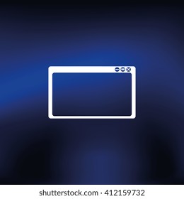Flat Web Window Icon Stock Illustration 541226248 | Shutterstock