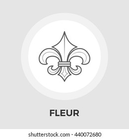 Fleur Icon Stock Illustration 440072680 | Shutterstock