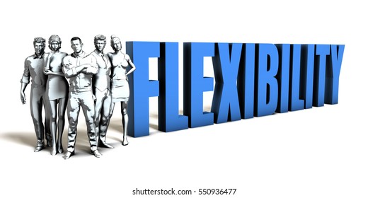 Flexibility Business Concept Presentation Background 3d Stock ...