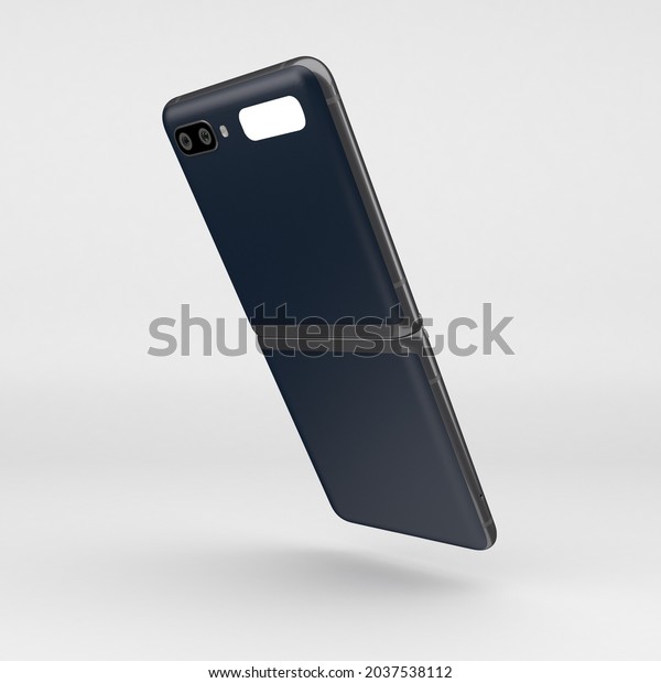 Flip Mobile Back Side White Background Stock Illustration 2037538112 ...