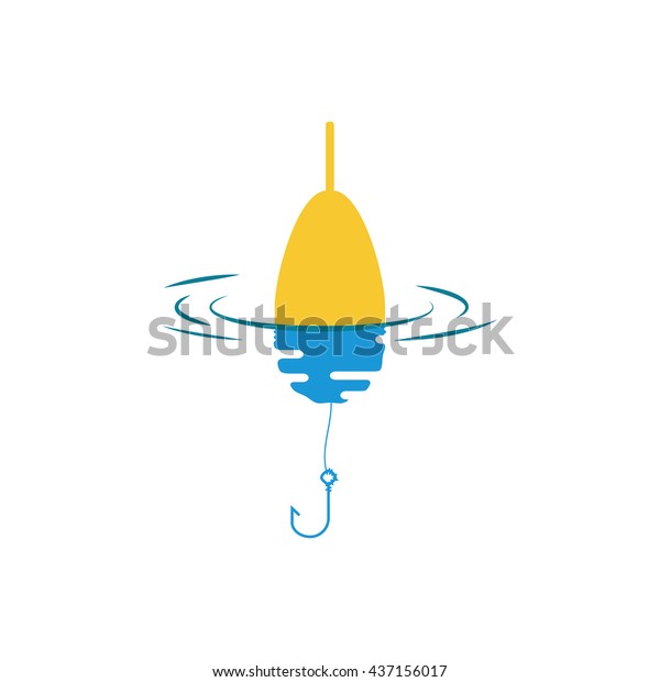 Float Fishing Line Hook Logo Symbol Stock Illustration 437156017 ...