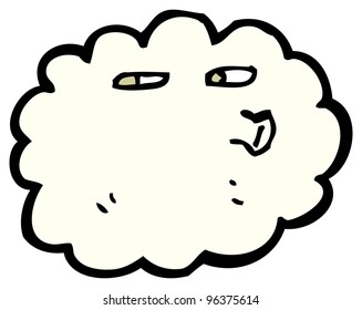 Floating Cloud Cartoon Stock Illustration 96375614 | Shutterstock